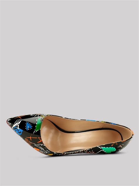 394472 Womens Classic Pointed Toe Stiletto Heels Multicolor With