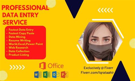 Do Data Entry Typing Copy Paste Web Research Excel Data Entry Or Email List By Iqrataahir
