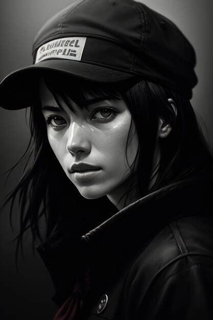 Premium Ai Image So Cool Handsome Cartoon Girl With Wallpaper
