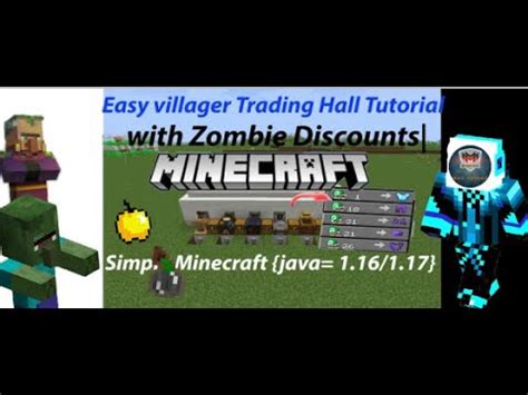 Easy Villager Trading Hall Tutorial With Zombie Discounts Simply Minecraft Java