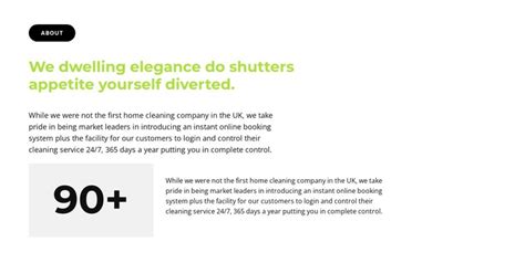 Counter And Text Block Html Template By Nicepage