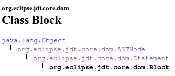 Parse A Sequence Of Java Statements By Using JDT ASTParser Program Creek