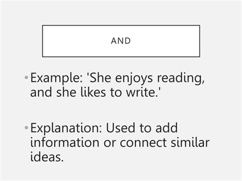 Coordinating Conjunctions Presentation Pptx