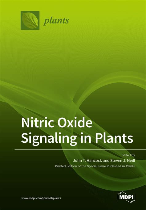 Nitric Oxide Signaling In Plants Mdpi Books