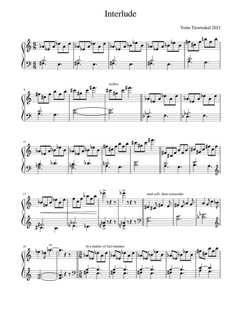 Interlude Piano Tutorial