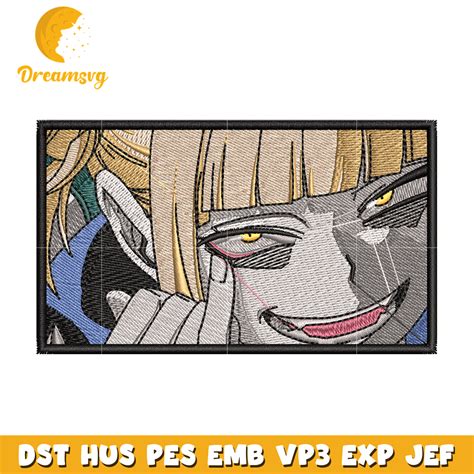Himiko Toga Smile Embroidery Design Dreamsvg Store