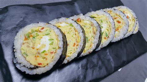 통 계란 김밥