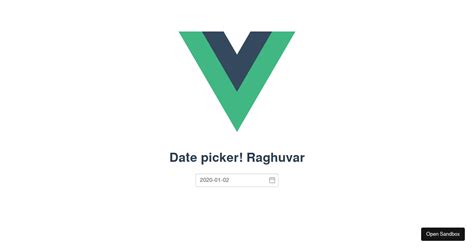 Vue Datepicker Disabled Codesandbox