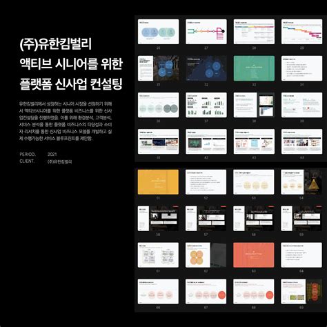 주유한킴벌리 액티브 시니어를 위한 플랫폼 신사업 컨설팅
