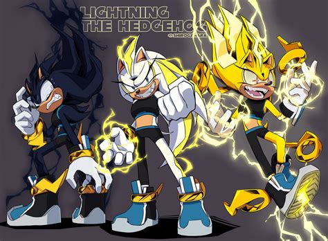 Lightning The Hedgehog Compilation By Shirogahara On Deviantart