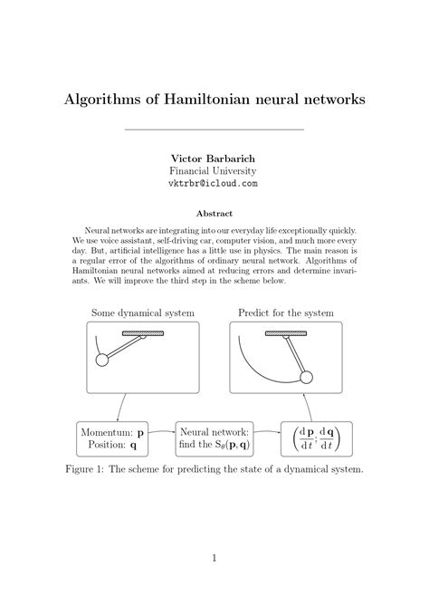 Github Vktrbrhamiltonian Neural Networks Prediction Of The State Of