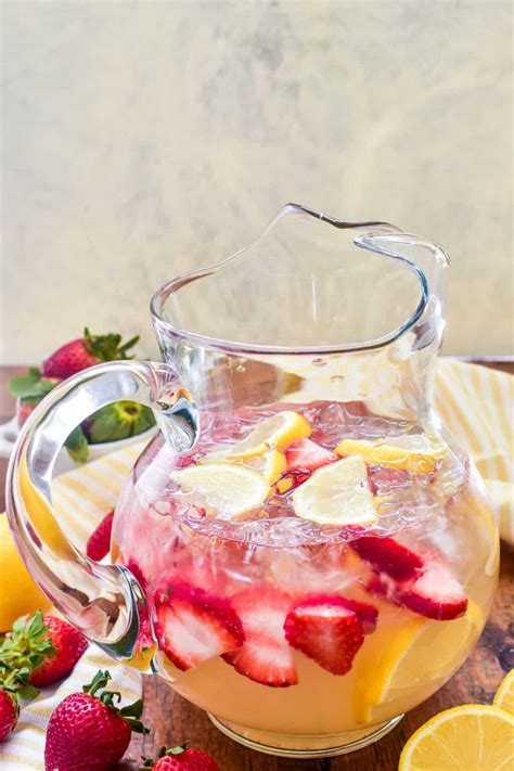 Strawberry Lemon Sangria Lemon Tree Dwelling