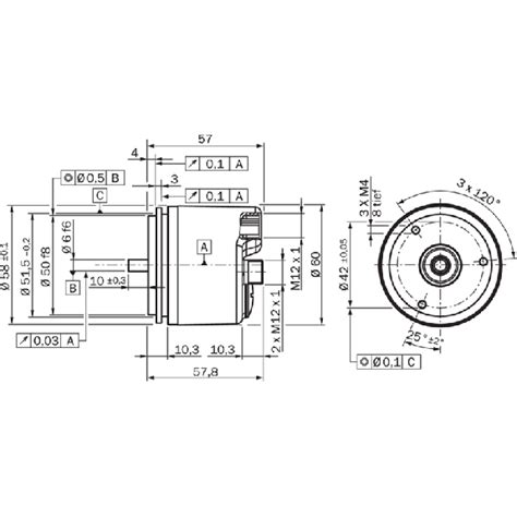 Codeur Abs Multitours Ø60mm Axe Plein 06mm Profibus Dpv0 8192x8192 Au Meilleur Prix Sick