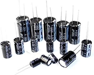 Amazon HYCYYFC Capacitors 6 3V 10V 16V 25V 35V 50V 400V 450V 1UF 2