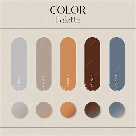 Paleta De Colores Degradados Pastel Vector Premium