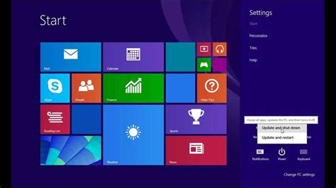 windows 8 1 how to shut down your computer youtube