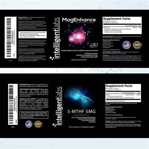 Intelligent Labs Paquete 2 En 1 De Suplemento MagEnhance Con L