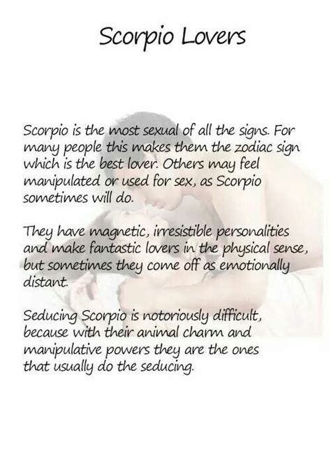 Scorpio Sexuality Quotes