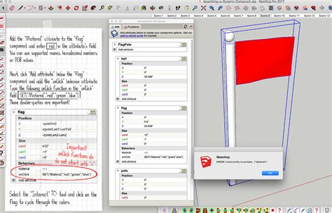 Dynamic Component Tutorial Problem Pro SketchUp Community