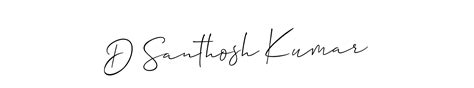 80 D Santhosh Kumar Name Signature Style Ideas Good Electronic Sign
