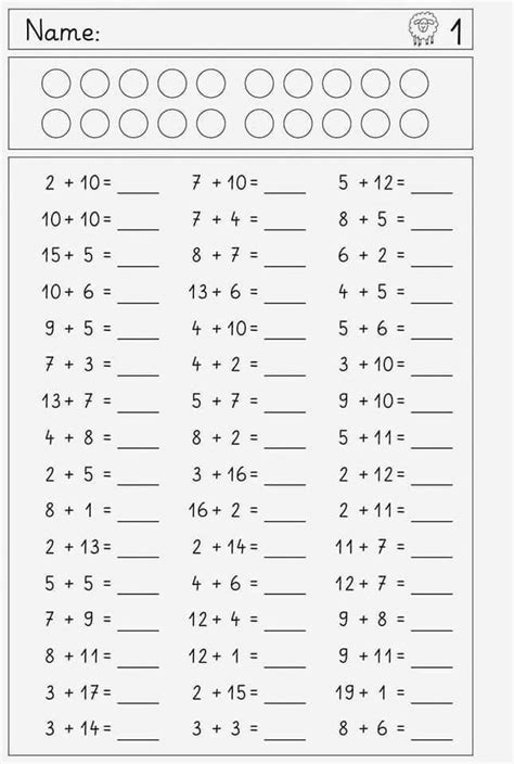 Math Addition Worksheets Dc Artofit