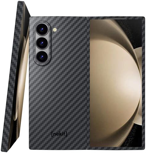 NEKIT Fiber Samsung Galaxy Z Fold Hoesje MagSafe Kevlar Back Cover