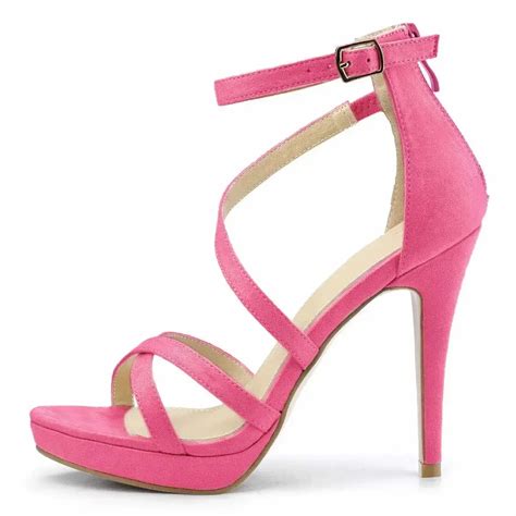 Women Sandals New 11cm Velvet Sexy Open Toe Ankle Strap Stiletto