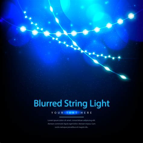 Neon String Light Background