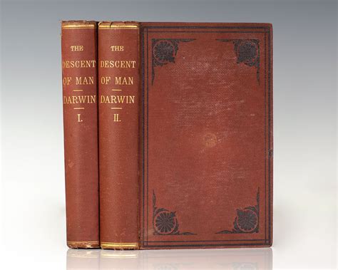 The Descent Of Man Charles Darwin First Edition Rare Book