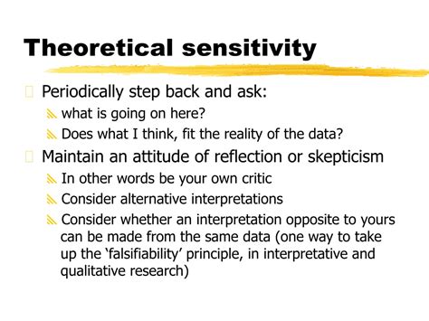 Ppt Theoretical Sensitivity Powerpoint Presentation Free Download