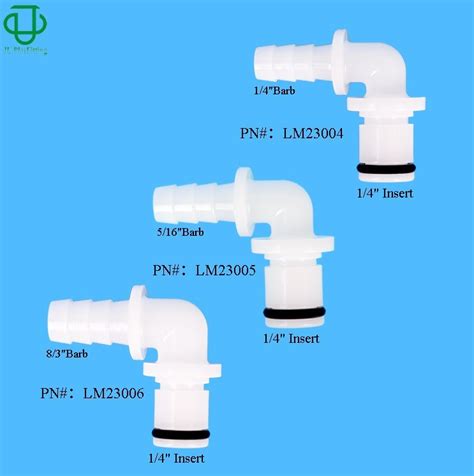 Lm230 Acetal Non Valved Quick Disconnect Barbed Elbow Insert Cpc