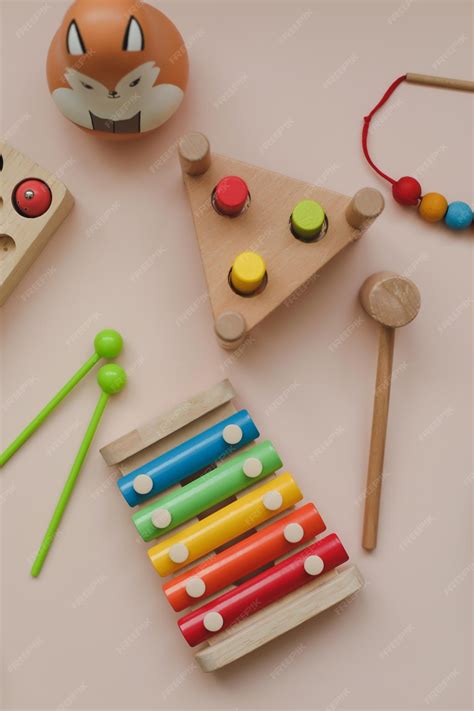 Juguetes Educativos De Madera De Colores Ecológicos Según El Método