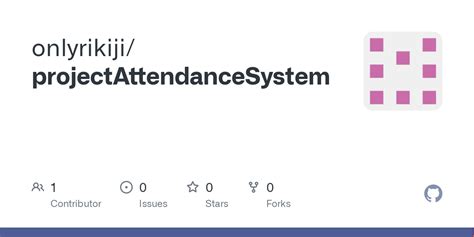 GitHub Onlyrikiji ProjectAttendanceSystem