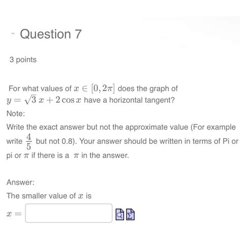 Solved Question 73 ﻿pointsfor What Values Of Xin 02π ﻿does
