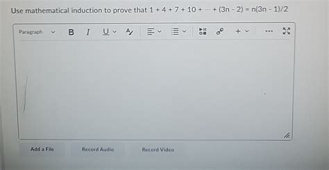 solved use mathematical induction to prove that