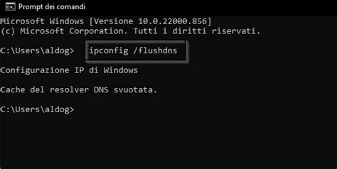 Pulire Cancellare Cache DNS BACKdigit