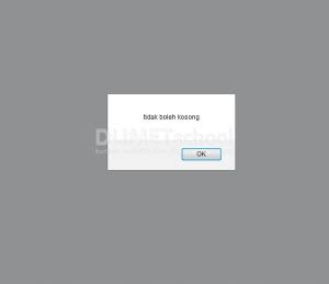 Cara Membuat Validasi Input Kosong Dengan Jquery