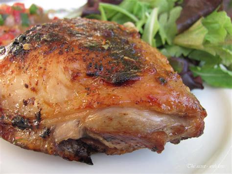 The Secret With Love Печени пилешки бутчета с мед чесън оцет и розмарин