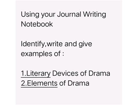 Using Your Journal Writing Notebook Identify StudyX