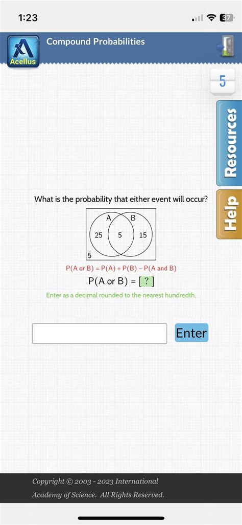 What Is The Probability That Either Event Will Occur