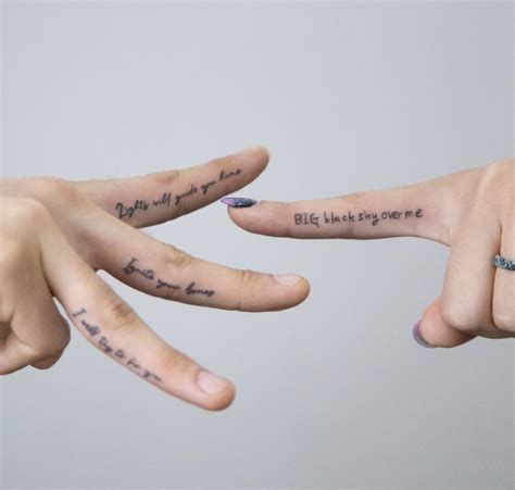 Share More Than 51 Inside Finger Tattoo Incdgdbentre