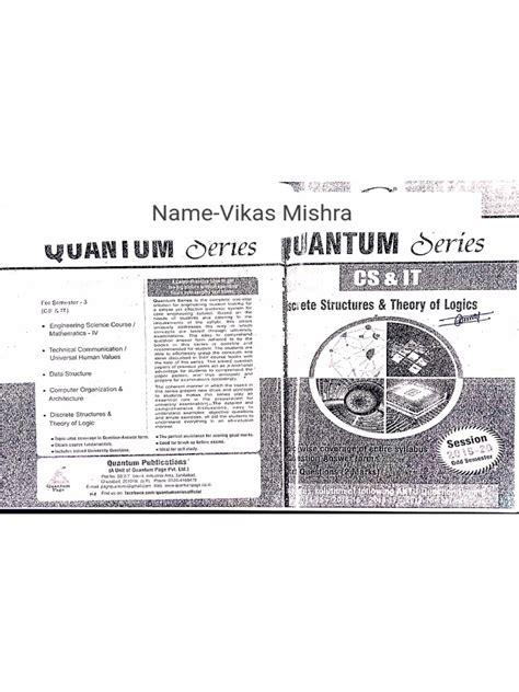 dstl discrete structure theory of logic quantum pdf