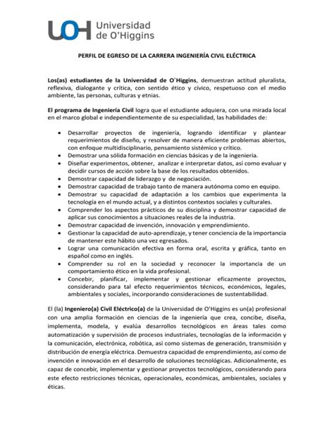 Descargar Perfil De Egreso Completo