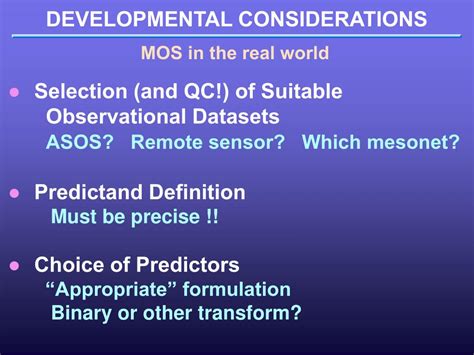 Ppt Model Output Statistics Mos Objective Interpretation Of Nwp Model Output Powerpoint