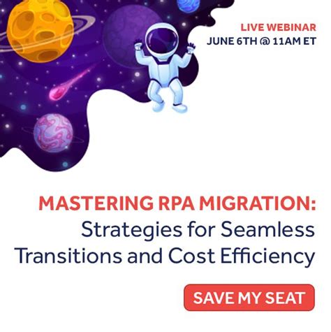 Blueprint Software Systems On Linkedin Rpamigration Automation Webinar