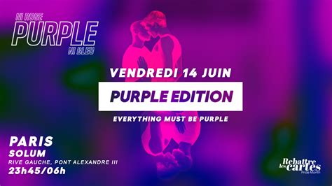 La Purple Paris Purple Edition Paris Billets Shotgun