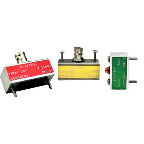 Ultrasonic Transducers Ultrasonic Conventional Transducers Sonatest Probes Angle Beam