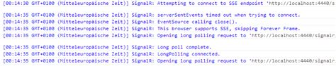 Asp Net SignalR On IIS 7 5 Always Uses Long Polling With Every