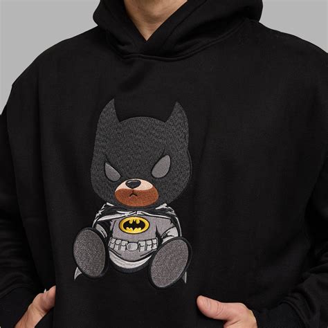 Batman Teddy Hoodie Fleece Cotton Batman Blvck Paris Japan