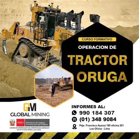 Operación De Tractor Oruga Globalmining Perú Especialízate En Maquinaria Pesada